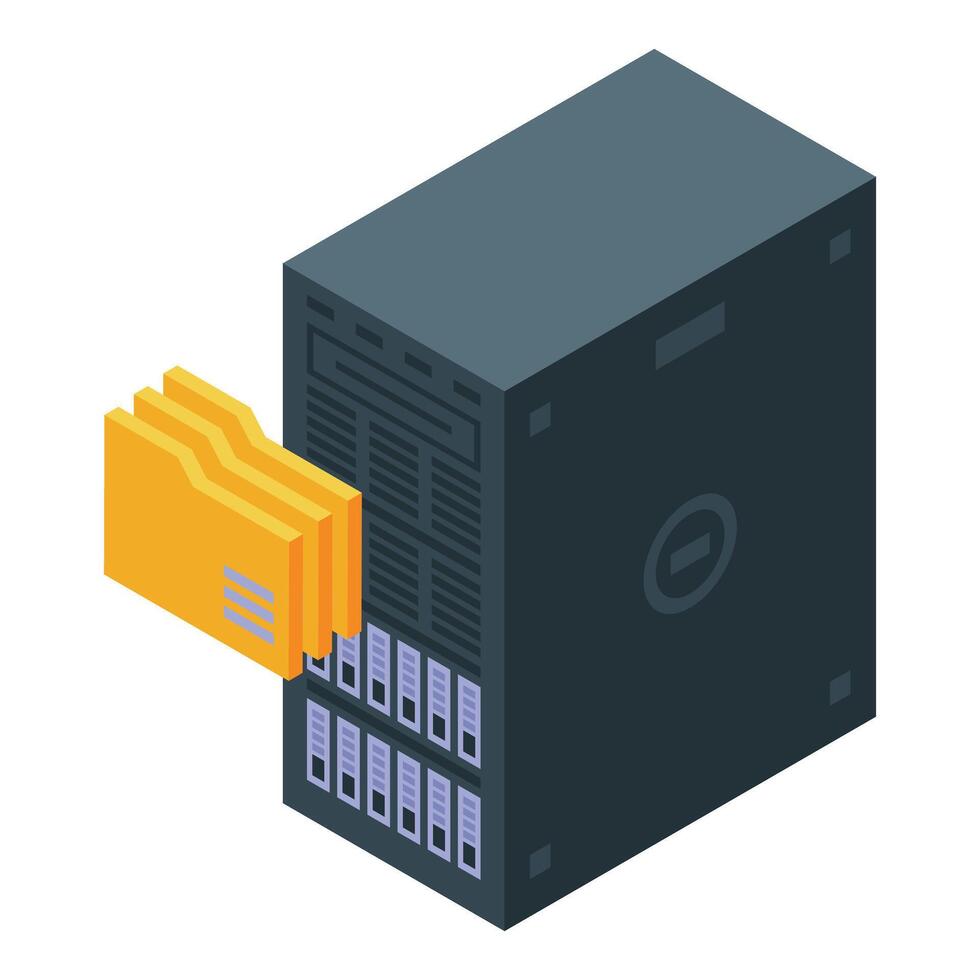 Data server storing folders, data processing concept 47047533 Vector ... Data server storing folders, data processing concept 47047533 Vector ...