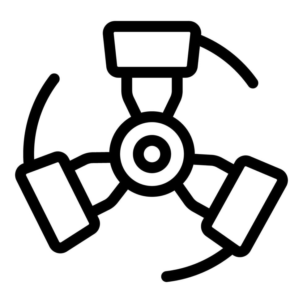 Radioactivity icon depicting atom symbol with orbiting electrons for ... Radioactivity icon depicting atom symbol with orbiting electrons for ...