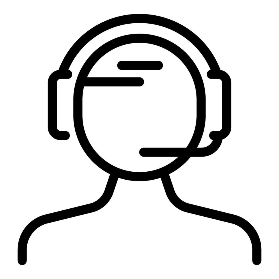Customer service representative is speaking into a headset 47048290 ... Customer service representative is speaking into a headset 47048290 ...