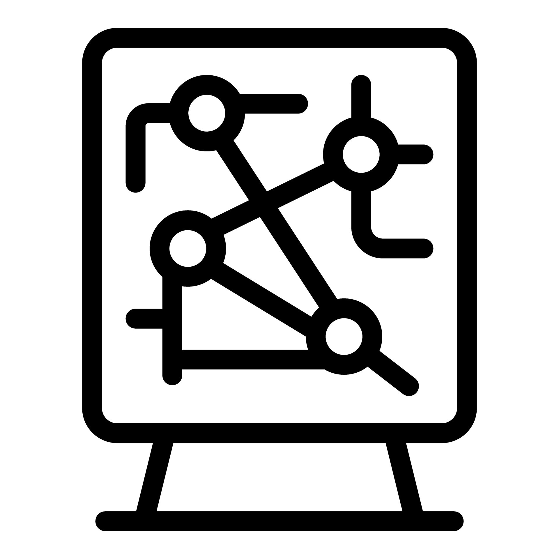 Electronic Scheme On Stand Showing Microchip Structure With Transistors And Resistors 47048717