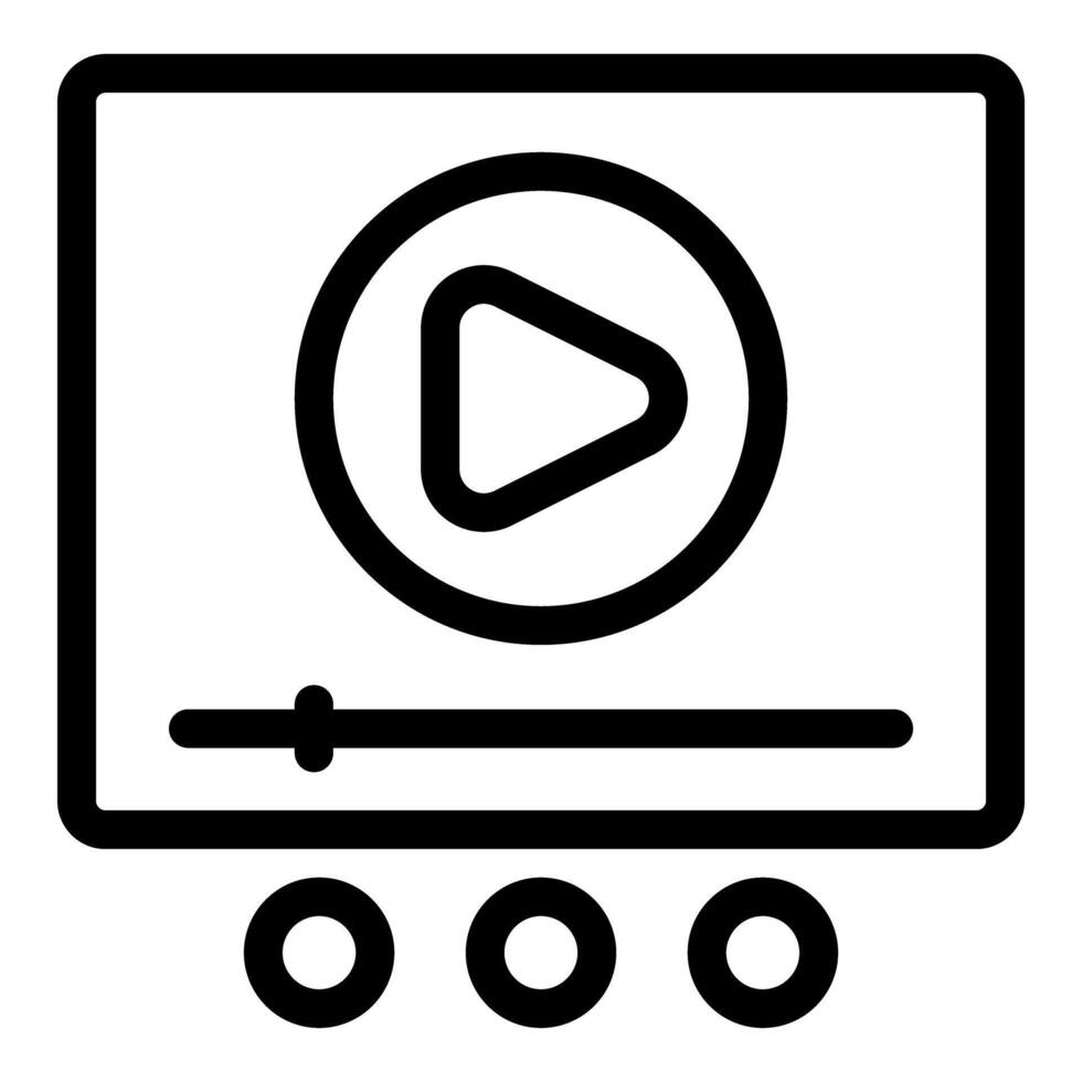 player interface showing loading bar and play button with three options ... player interface showing loading bar and play button with three options ...