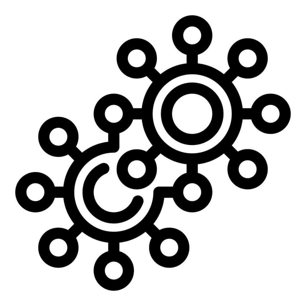 Network Hub Connecting Nodes Representing Data Transfer And