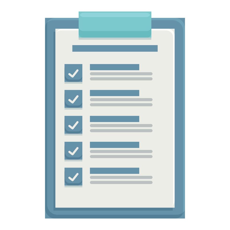 Clipboard showing completed checklist for business tasks 47056570 ...