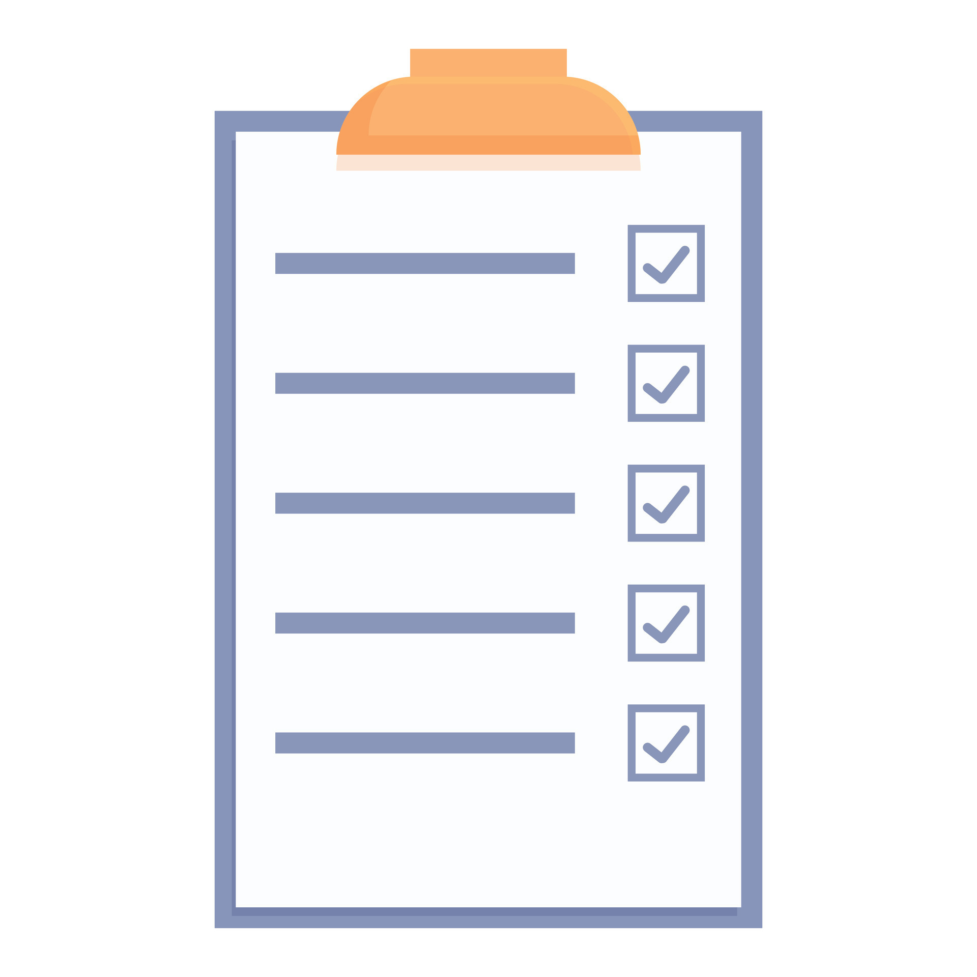 Clipboard showing check marks representing completed tasks 47056580 Vector Art at Vecteezy