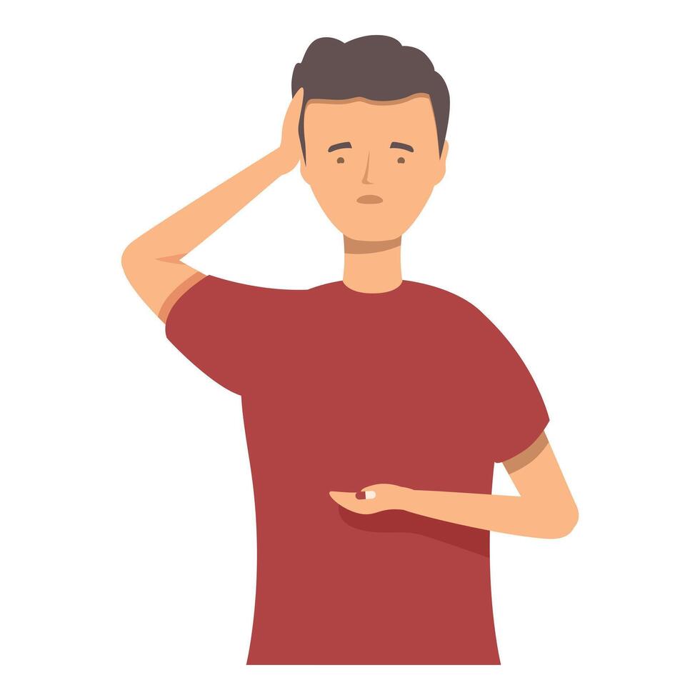 Young man feeling confused and frustrated touching his head 47057351 ... Young man feeling confused and frustrated touching his head 47057351 ...