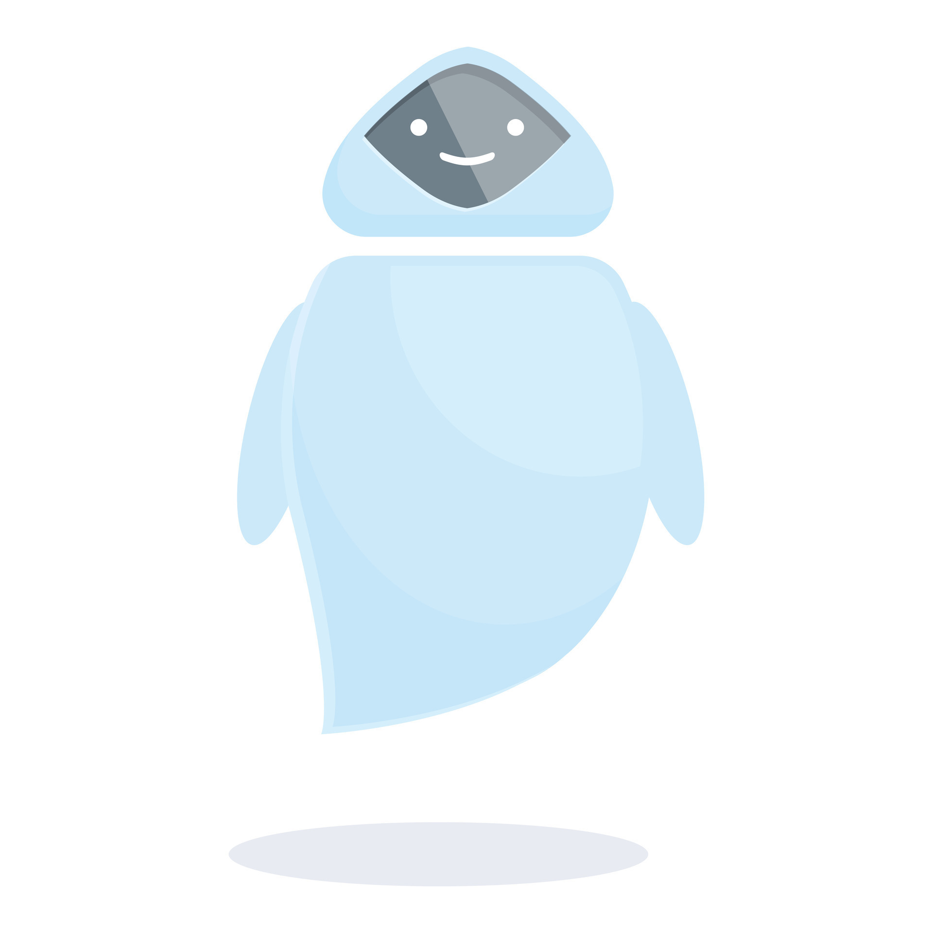 Cute Ai Robot Chatbot Smiling Floating 47057390 Vector Art At Vecteezy