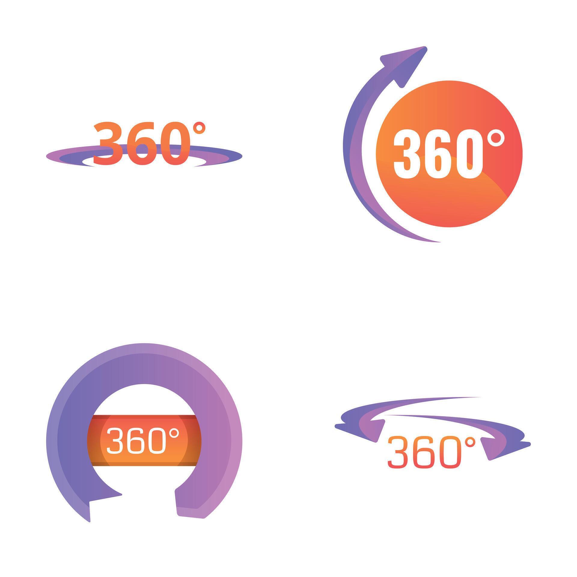 Rotation icons set cartoon . Rotation three hundred sixty degree ... Rotation icons set cartoon . Rotation three hundred sixty degree ...
