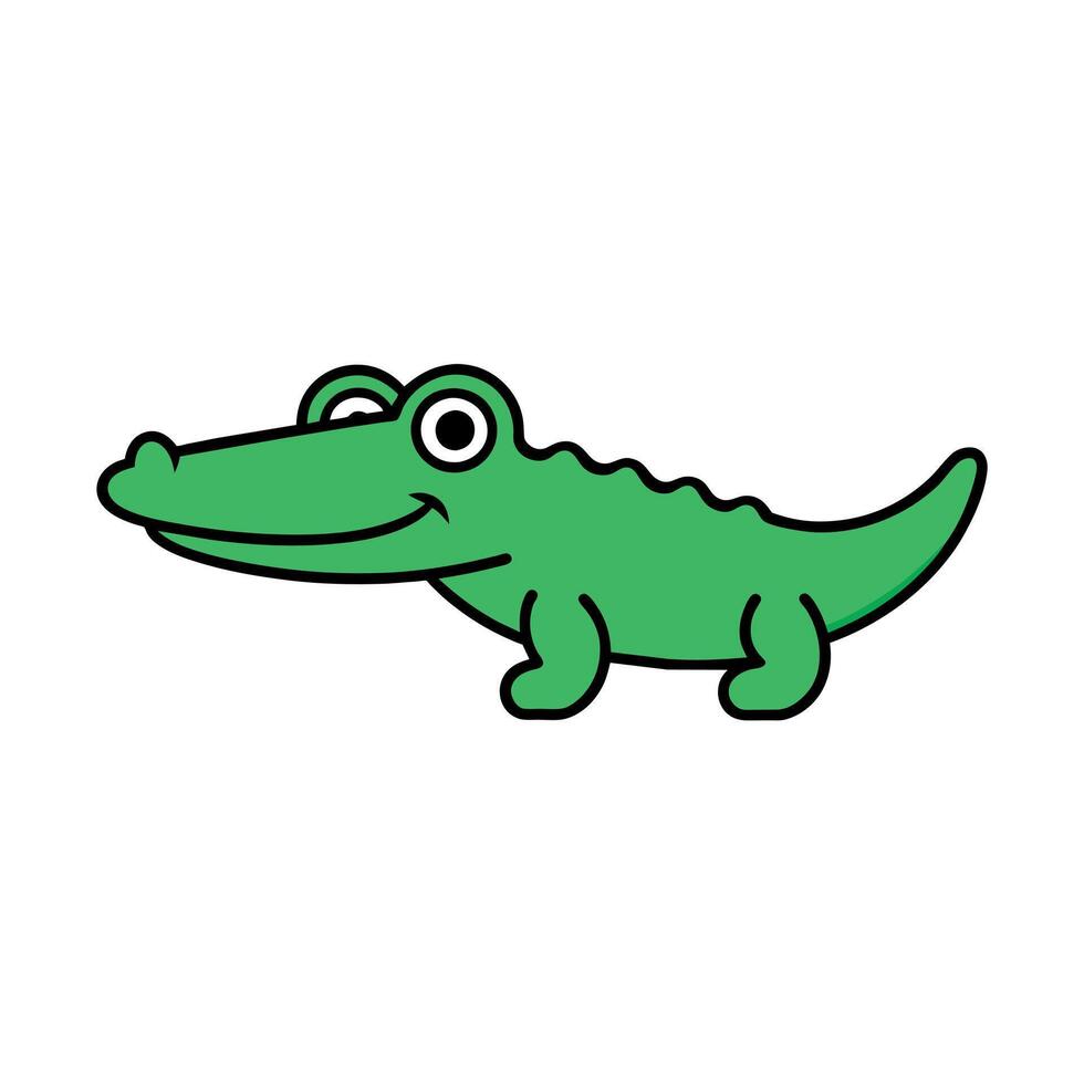 Caiman Goes Icon Illustration 47075202 Vector Art At Vecteezy