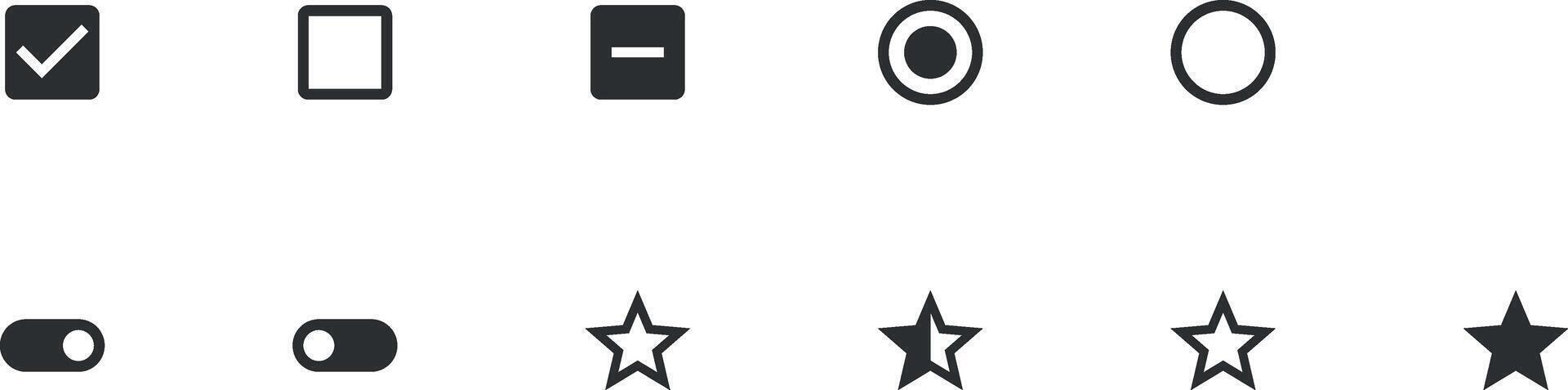 Personal Account Navigation Ui Elements Kit Radio Button Components Flat Navigation Menus And