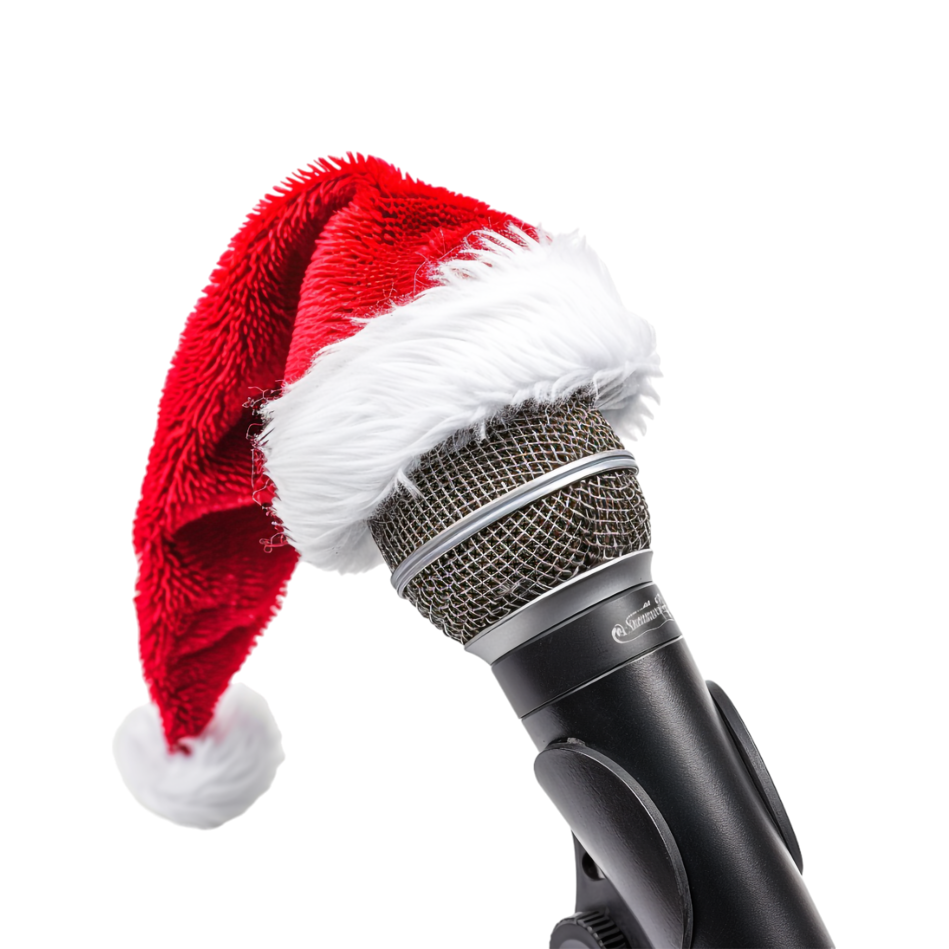 Christmas Hat on Mic on Transparent Background 47080149 PNG