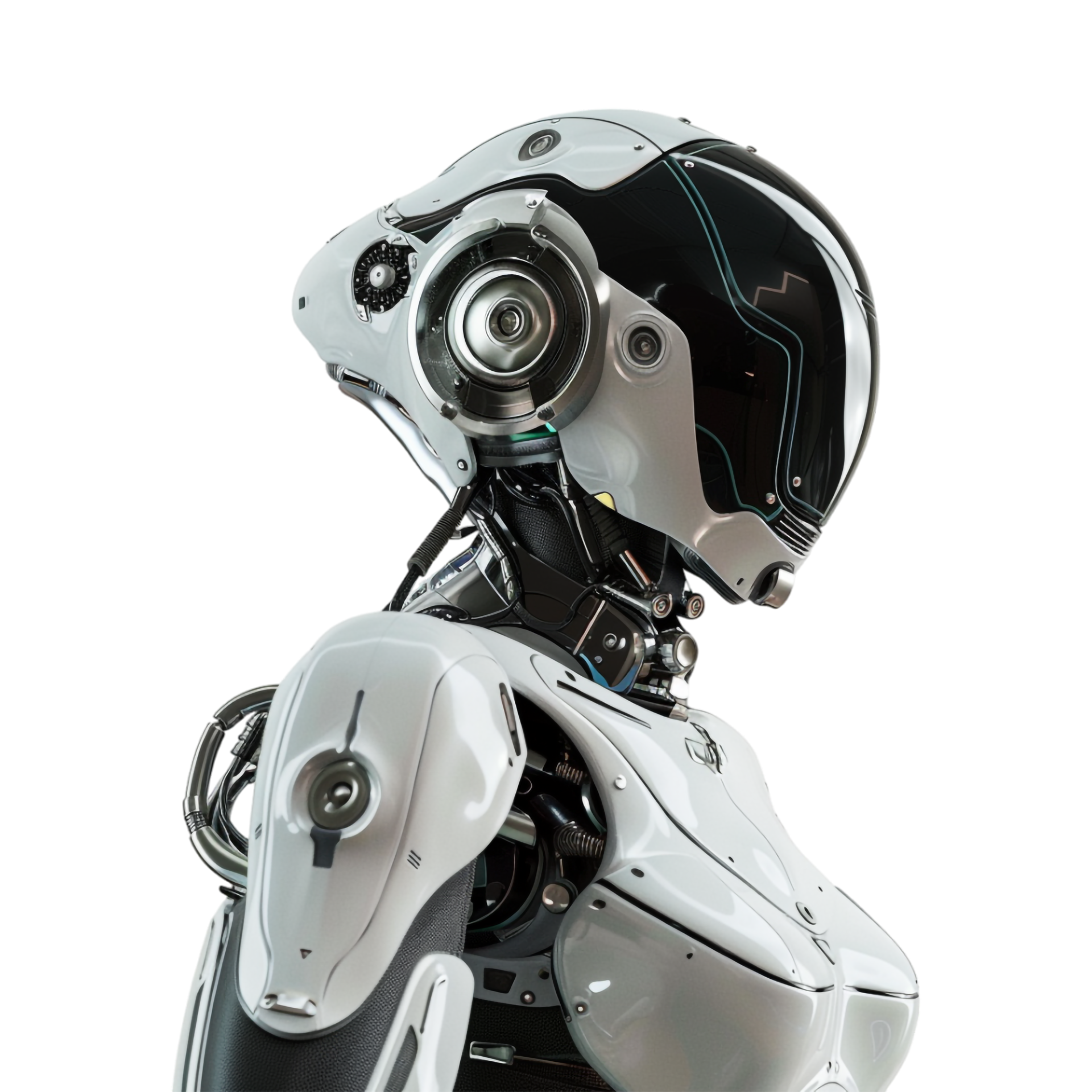 Humanoid Robots on Transparent Background 47081242 PNG