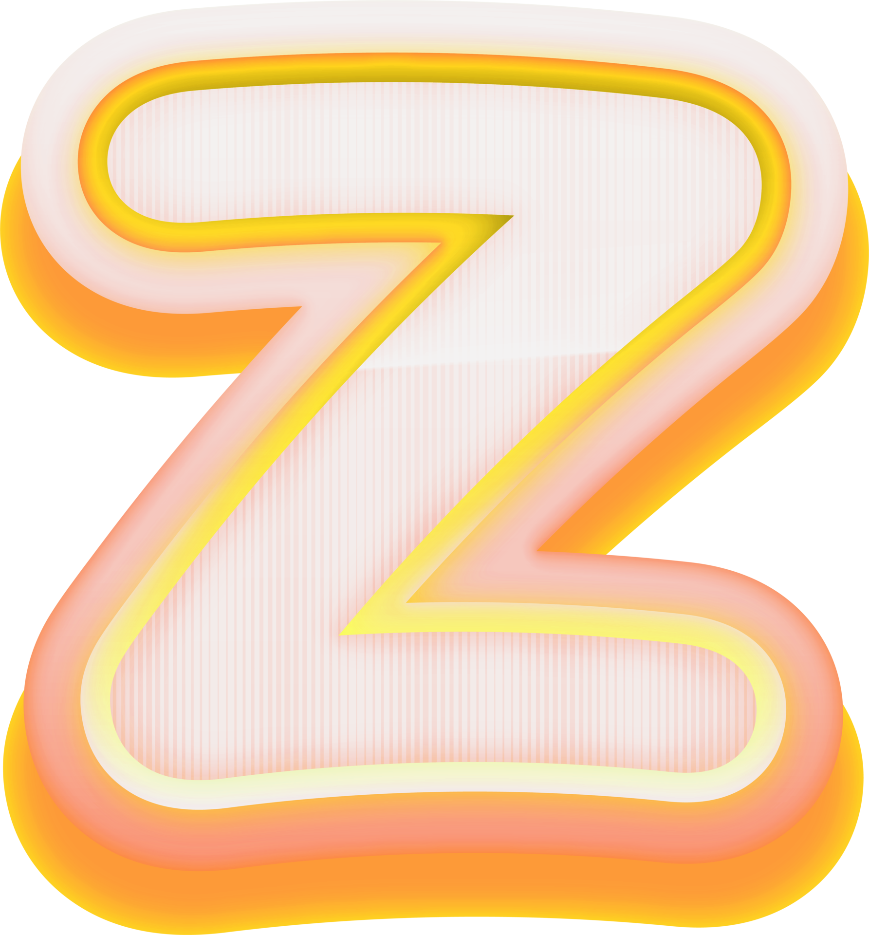 Letter Z 3d Luxury Pink Gold Alphabet 47081375 Png