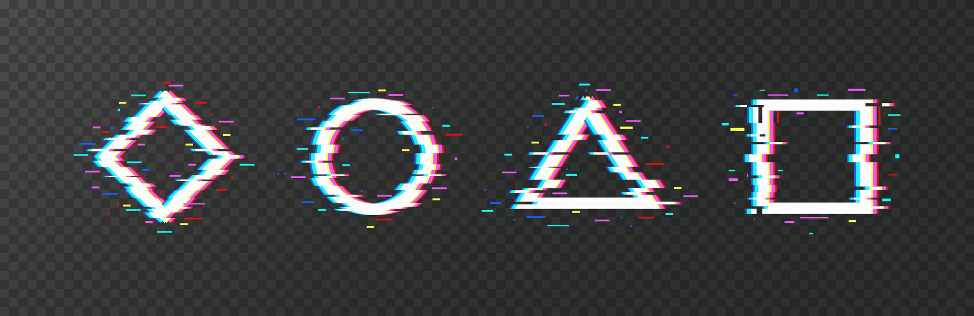 Glitch frame set. Distorted frames digital illustration. 47086577 ... Glitch frame set. Distorted frames digital illustration. 47086577 ...