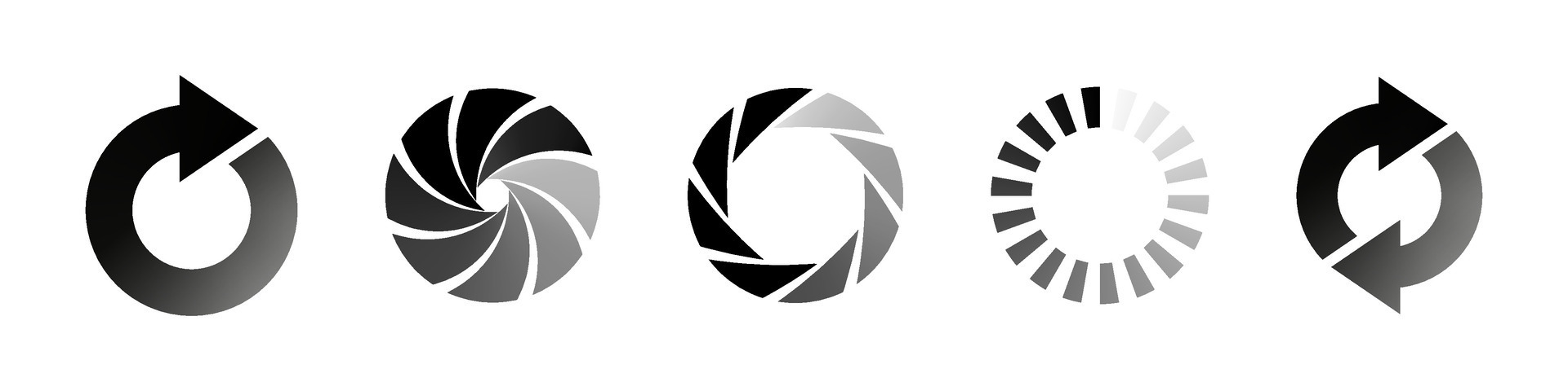 Loading bar icon set. Reload circle arrow collection. 47086726 Vector ... Loading bar icon set. Reload circle arrow collection. 47086726 Vector ...