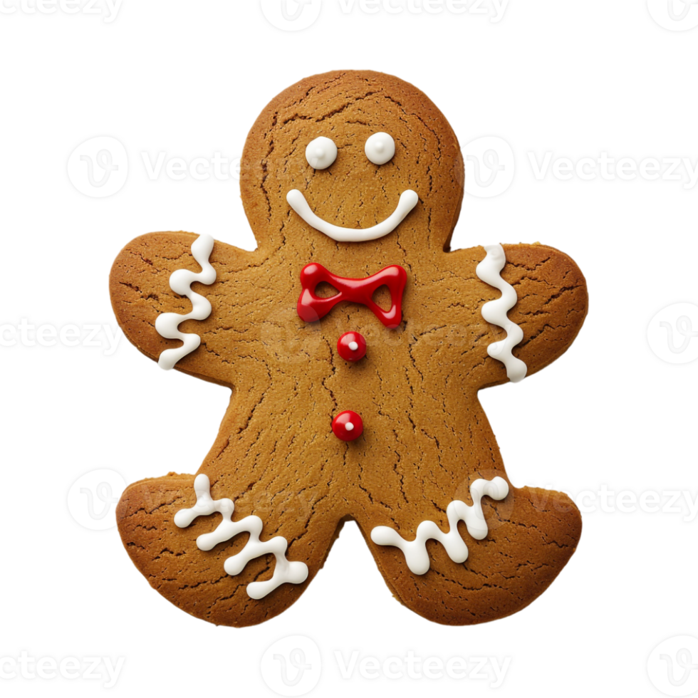 Gingerbread Christmas Cookie on Transparent Background 47087540 PNG