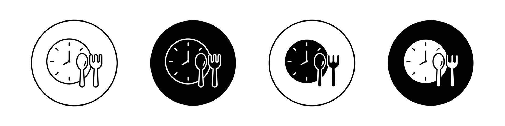 Icono De La Hora Del Almuerzo 47089151 Vector En Vecteezy