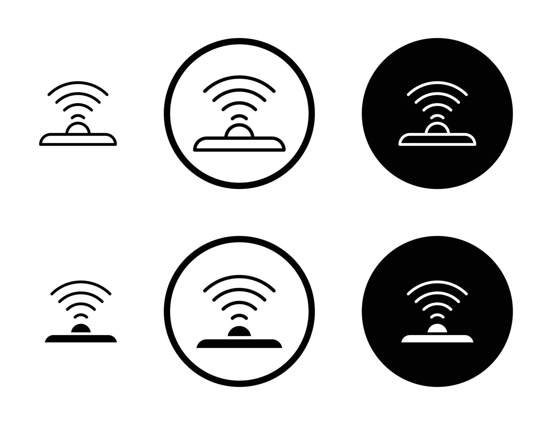 Sensor icon set. security motion detector sensor symbol. smart sensor ...