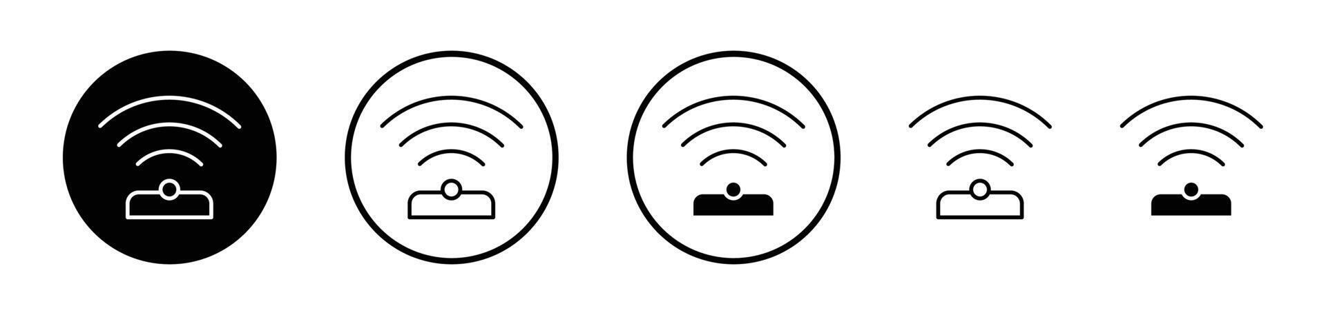 Sensor Icon Set Security Motion Detector Sensor Symbol Smart Sensor