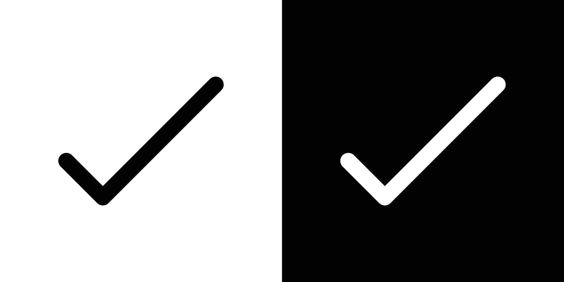 Check icon set. checkmark symbol. accept, verify or done check mark sign. right checkbox button ...