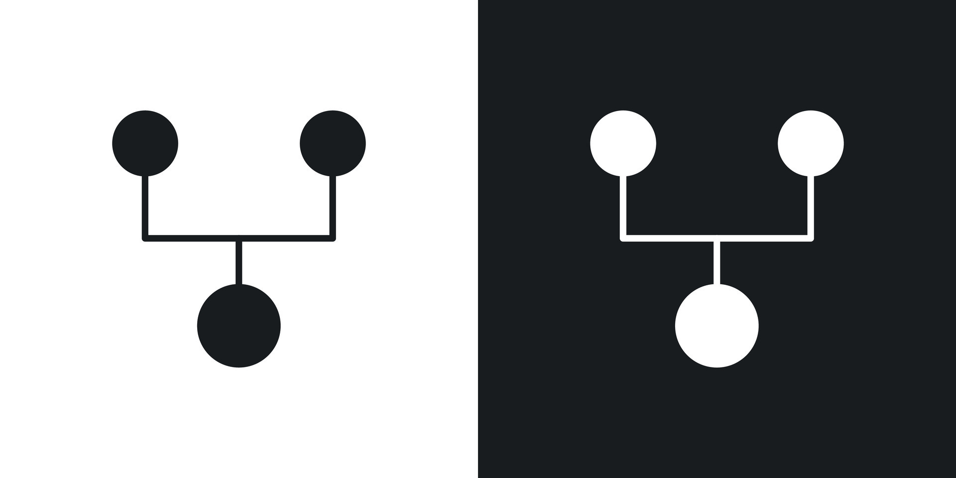 Code Fork icon 47093273 Vector Art at Vecteezy