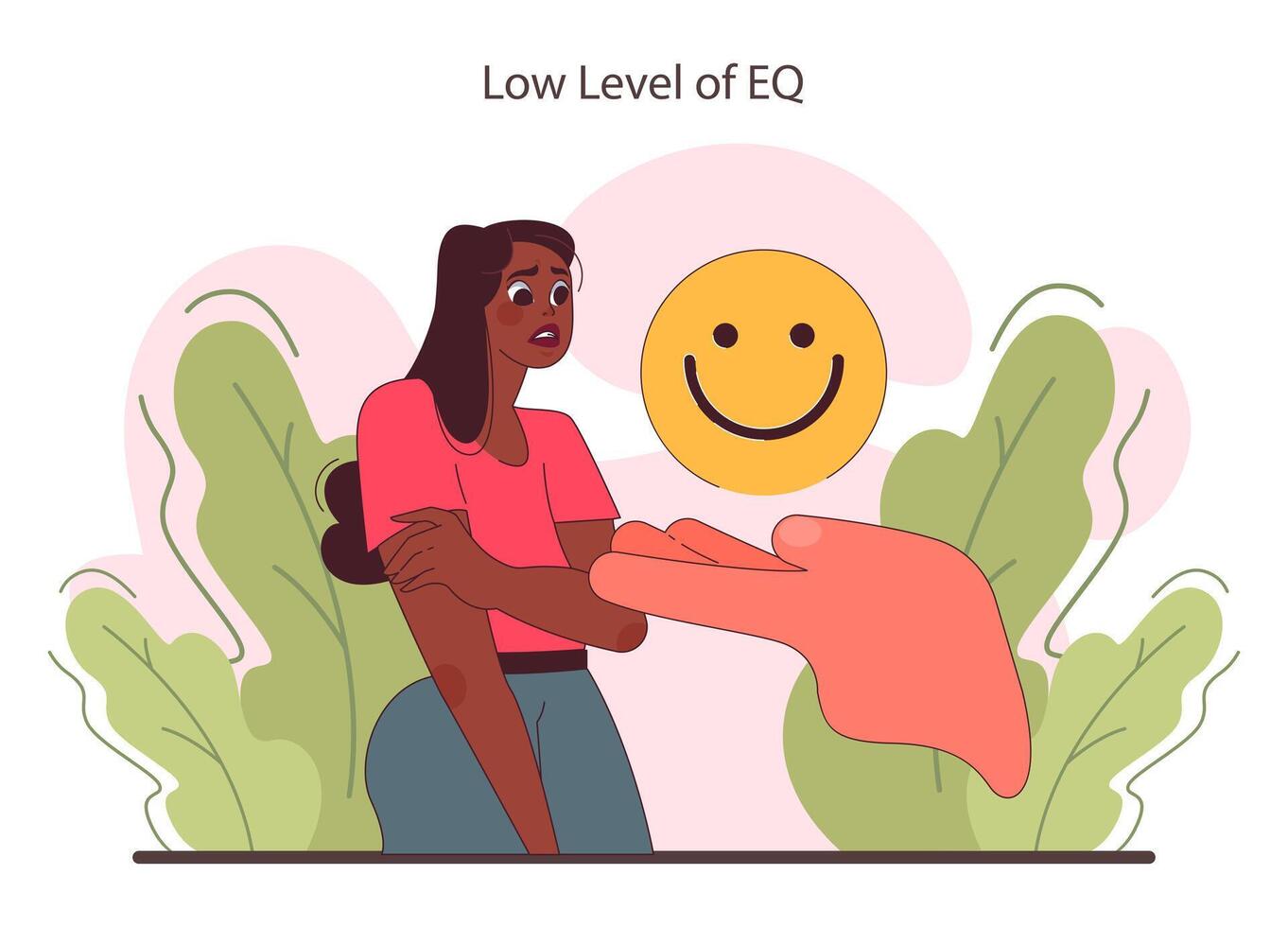 Low Emotional Intelligence Young Black Woman Struggle With Managing