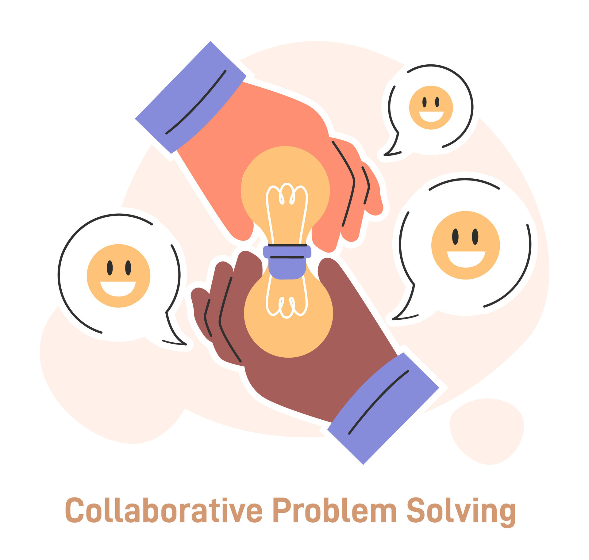 Collaborative problem solving. Character with conflict resolution skill ... Collaborative problem solving. Character with conflict resolution skill ...
