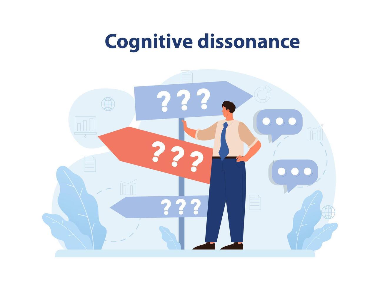 Cognitive dissonance. Mental and psychological phenomenon. Cognitive ... Cognitive dissonance. Mental and psychological phenomenon. Cognitive ...