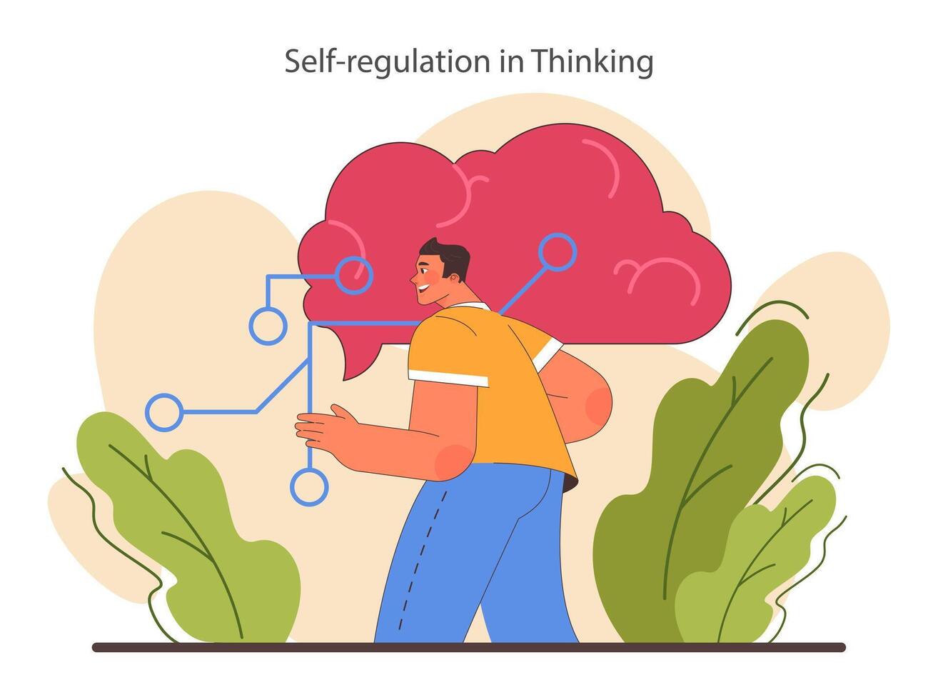 Critical Thinking Skill Strategic Decision Making Brainstorming And Solution 47095175 Vector