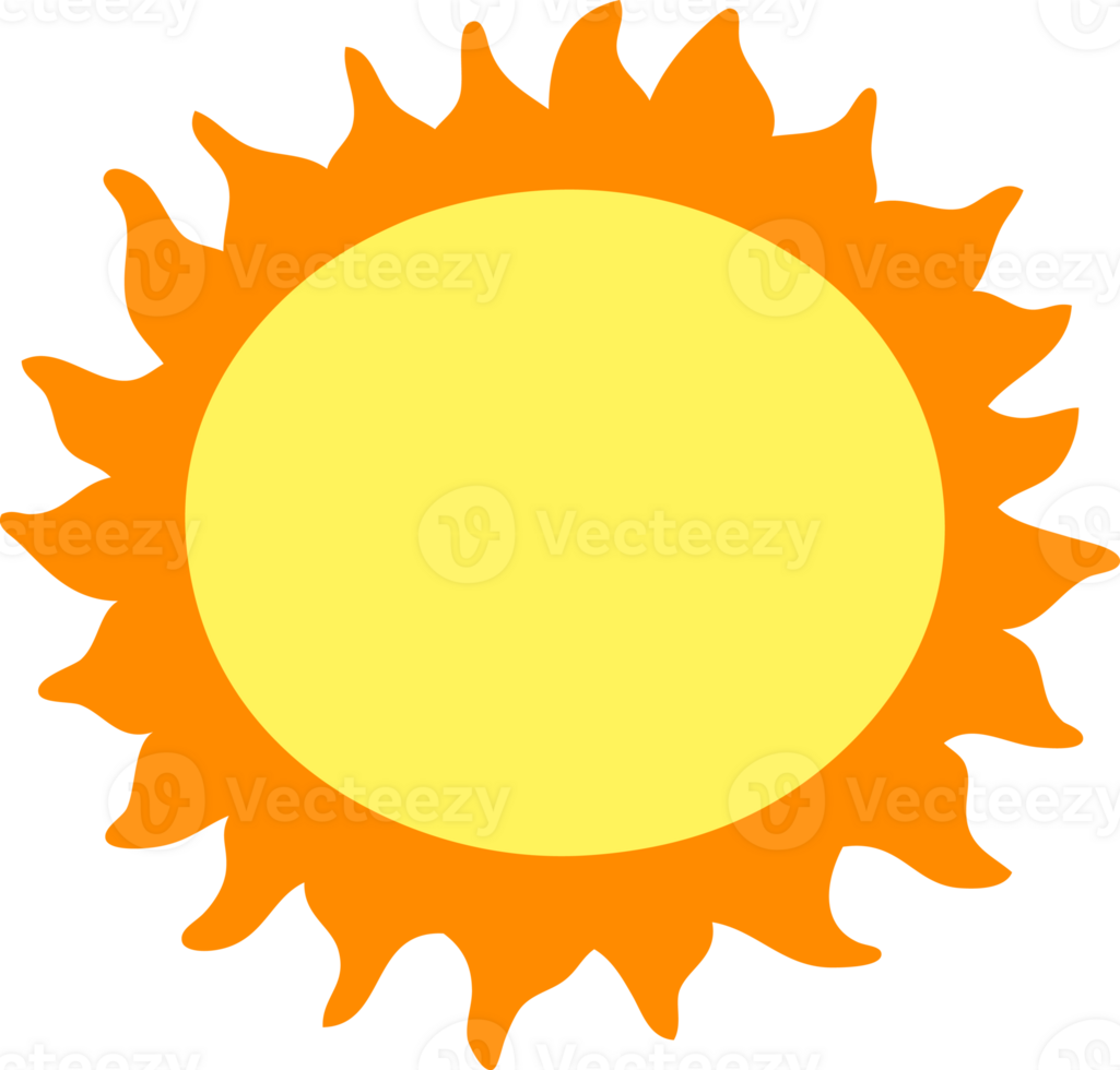 A Cartoon Sun Drawing 47099614 Png