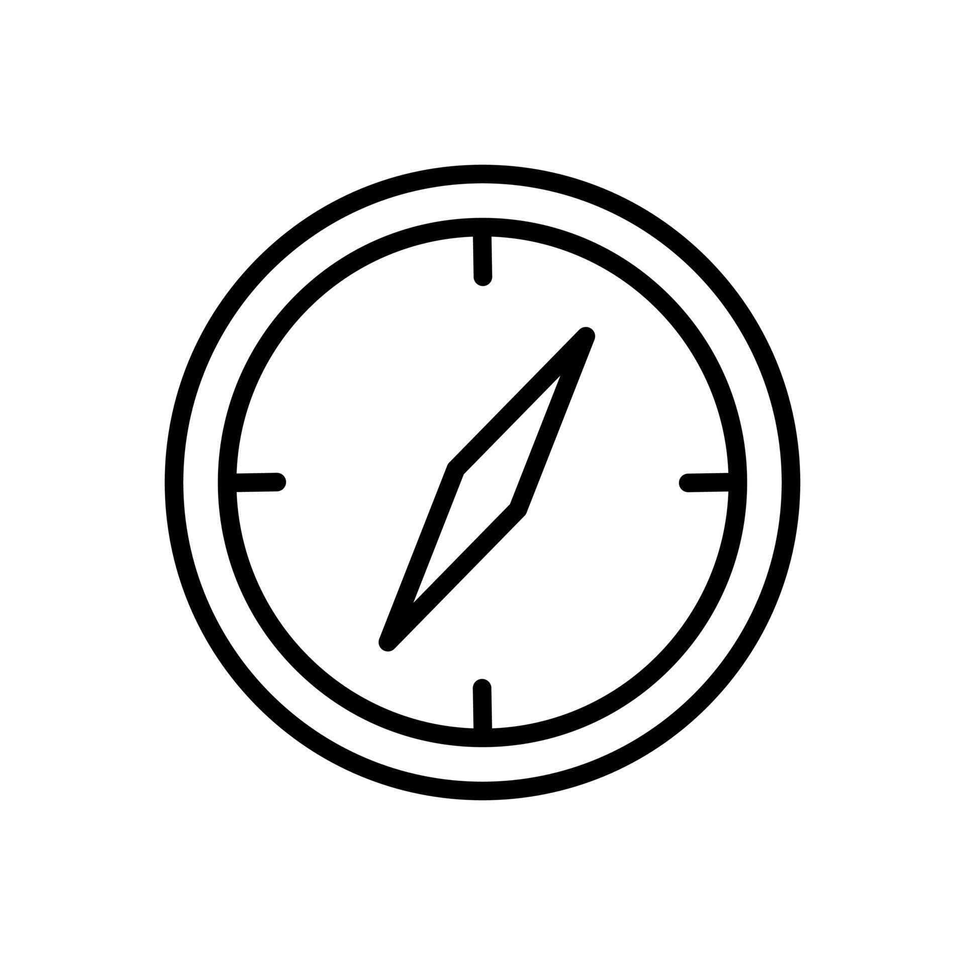 Vacation Icon Simple Compass Symbol 47107097 Vector Art At Vecteezy