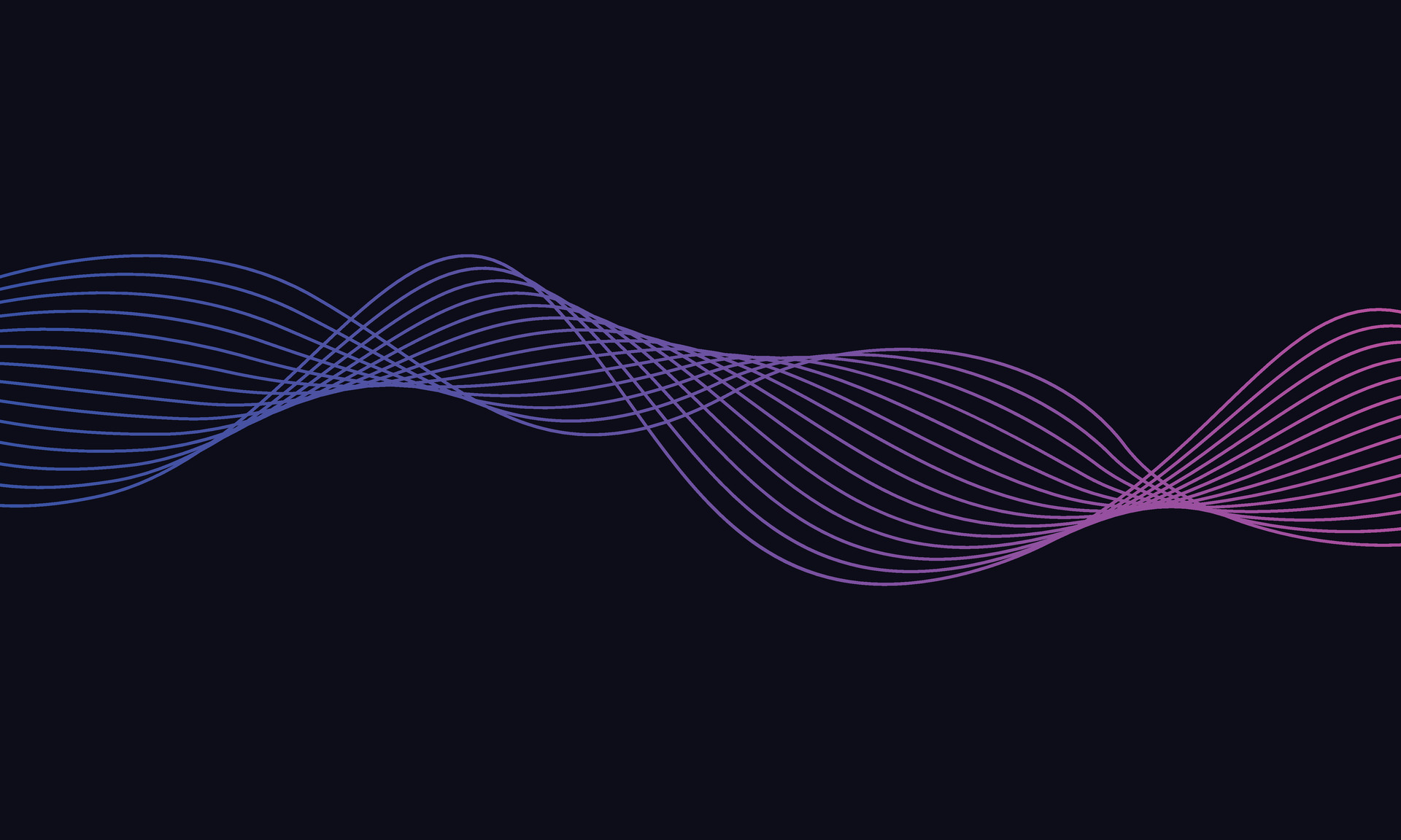 Dark abstract background with glowing wave. Shiny moving lines design ...