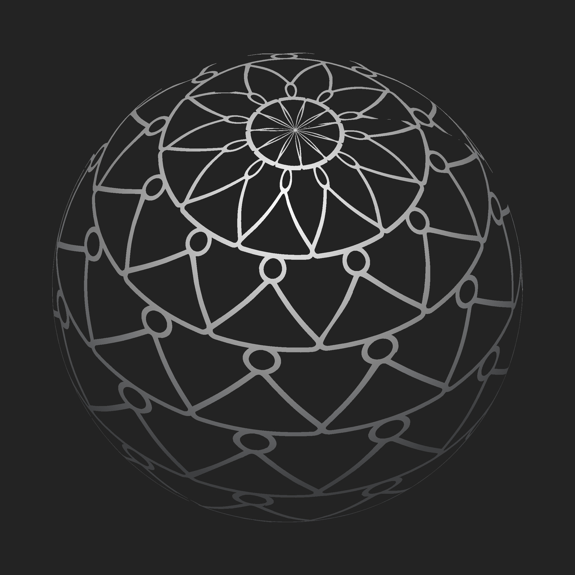 3D sphere mesh grid. Ball or sphere in grid of line. 3D abstract object in wireframe of lines ...