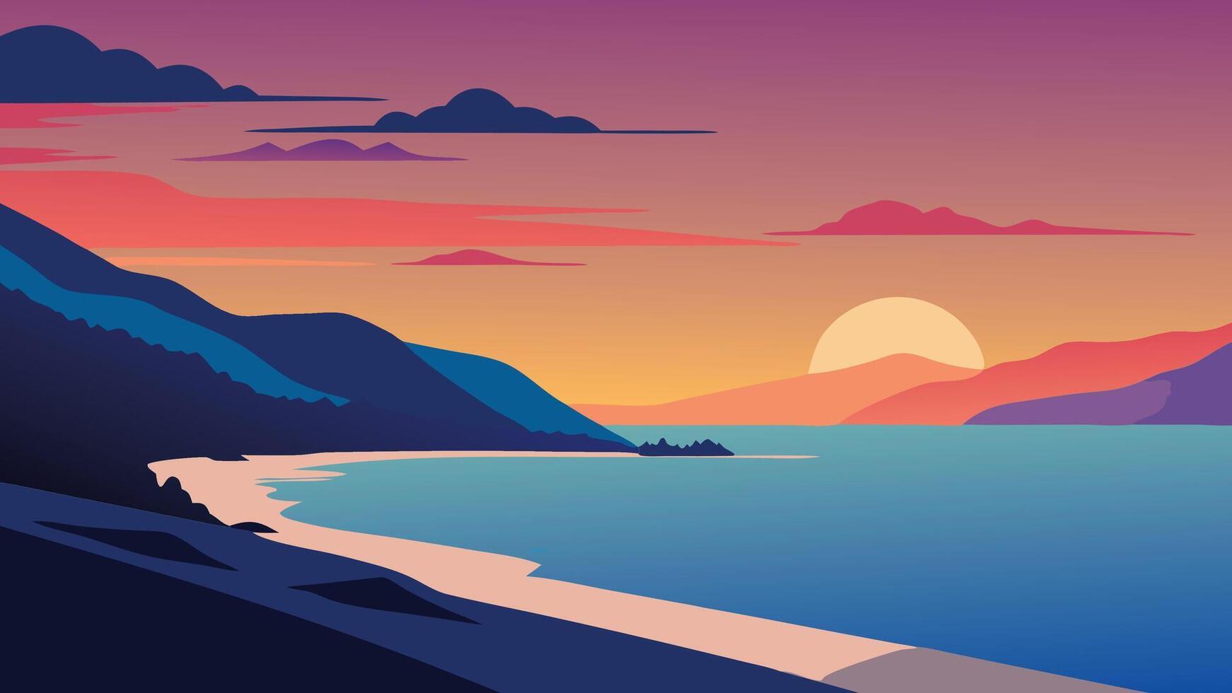 Page 15 | Beach Scene Vector Art, Icons, and Graphics for Free Download