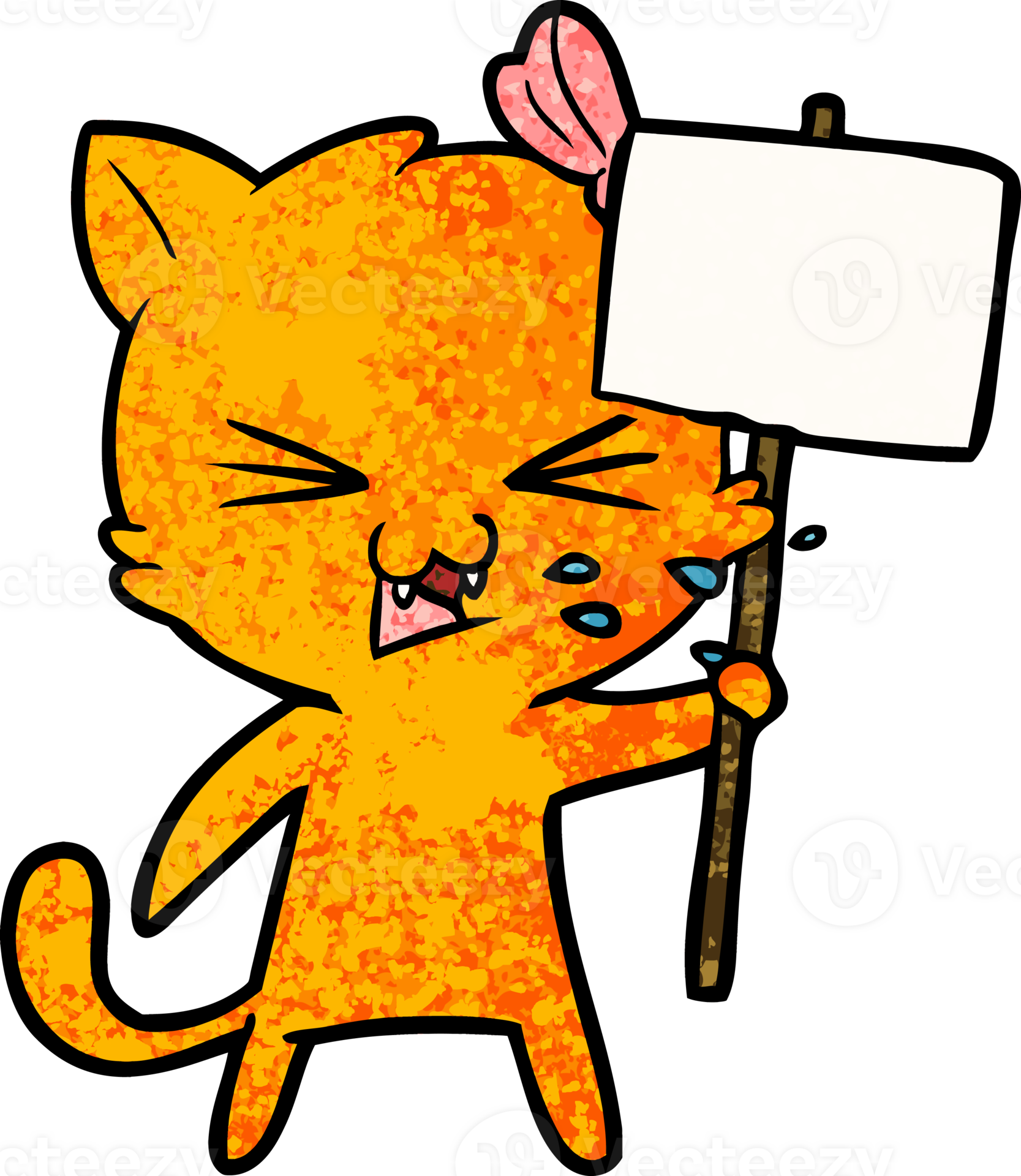 Cartoon Cat Drawing 47128396 Png