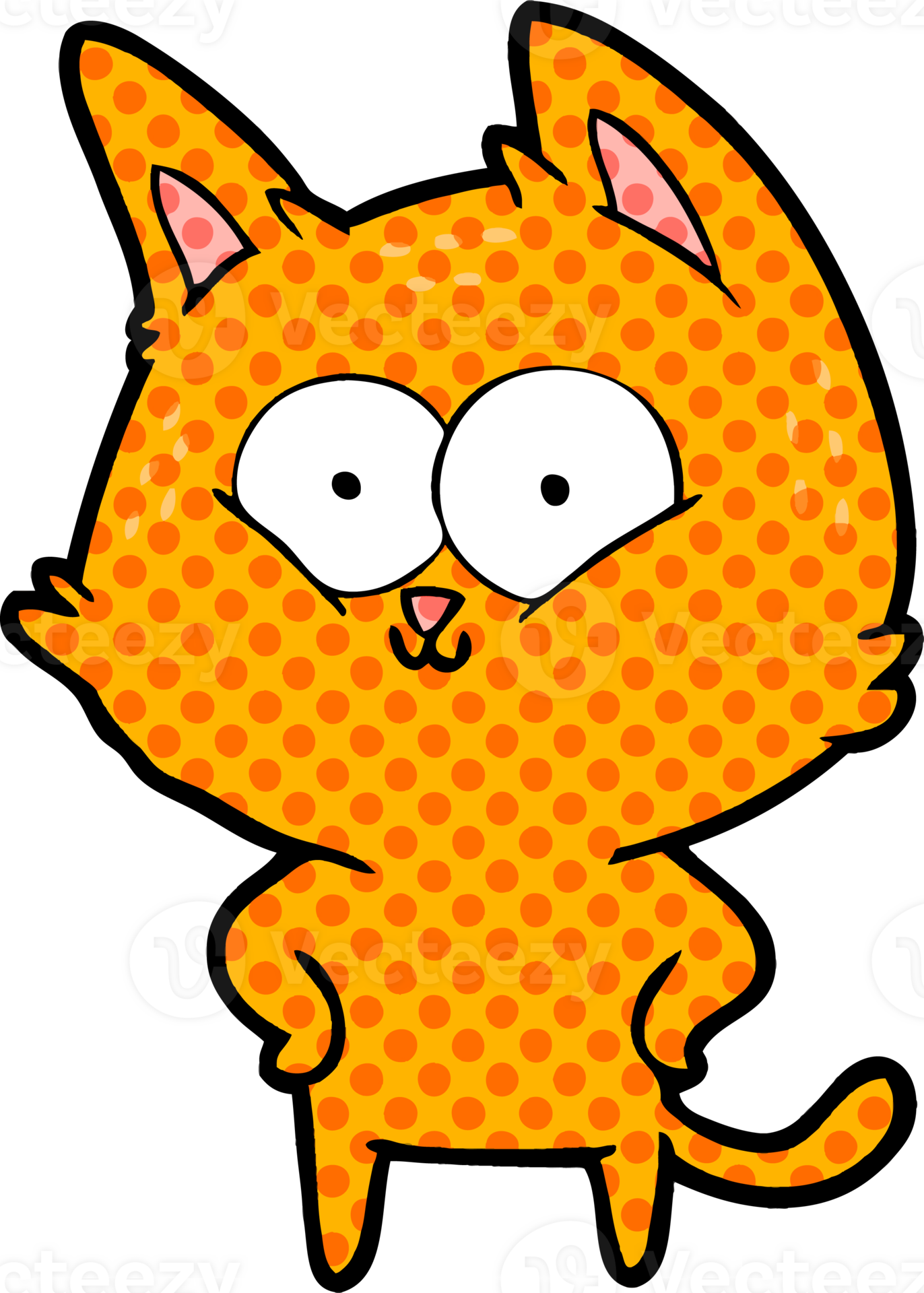 cartoon cat drawing 47129348 PNG