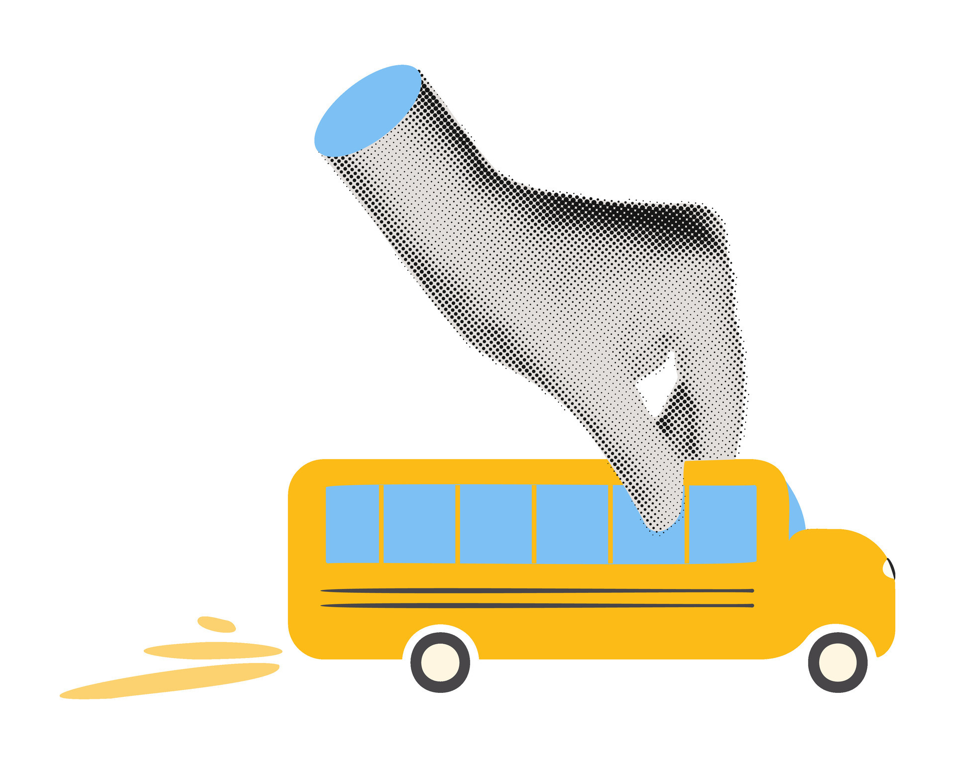 Halftone hand holding yellow school bus collage illustration 47131953 ... Halftone hand holding yellow school bus collage illustration 47131953 ...