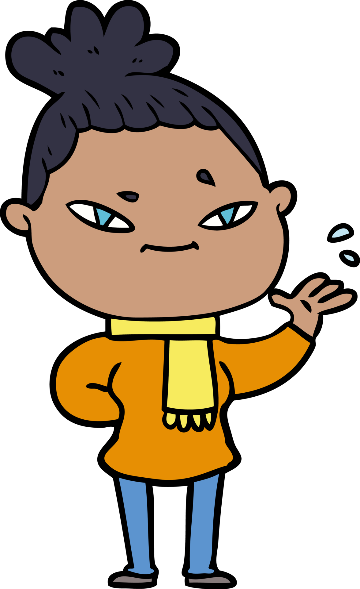 desenho animado mulher desenhando 47134191 PNG