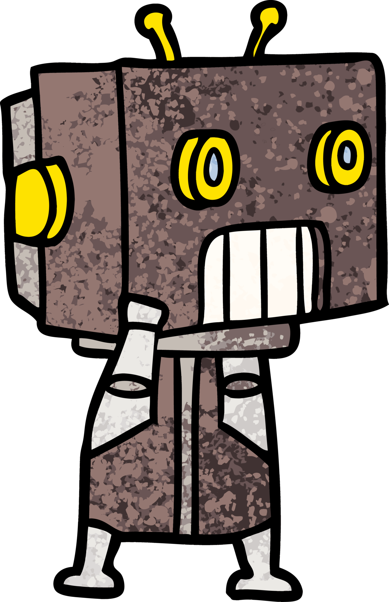 cartoon robot drawing 47134910 PNG