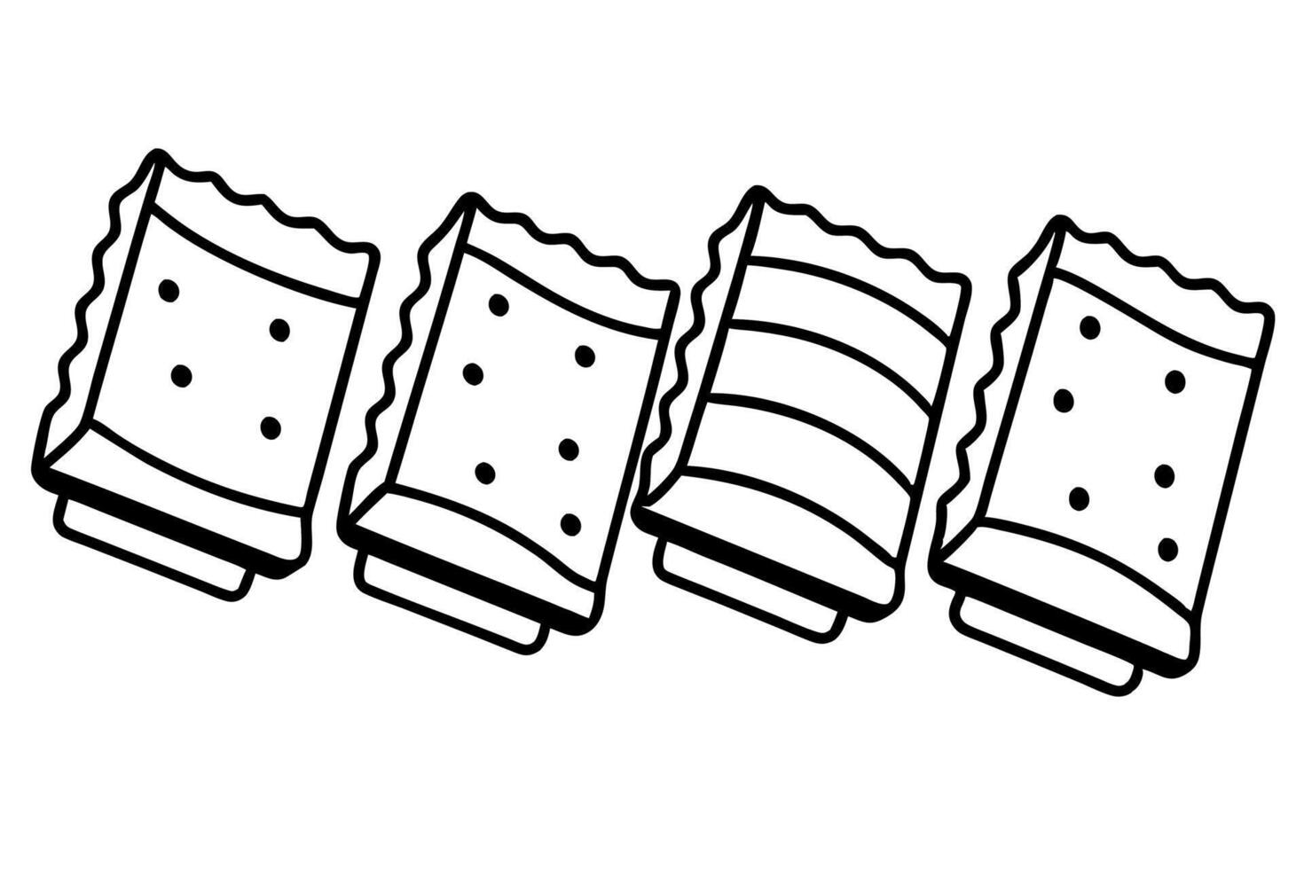 Candy Bars Line Art Displaying Stylish Linear Treat Interpretations 47148092 Vector Art At Vecteezy