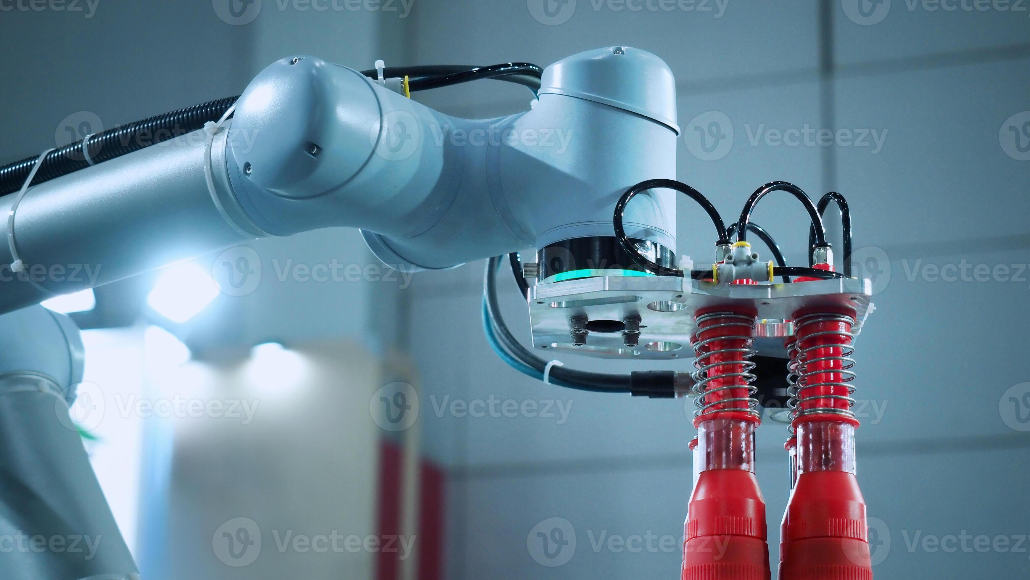 Robot arm Automation technology. Tools for saving energy effort and ...