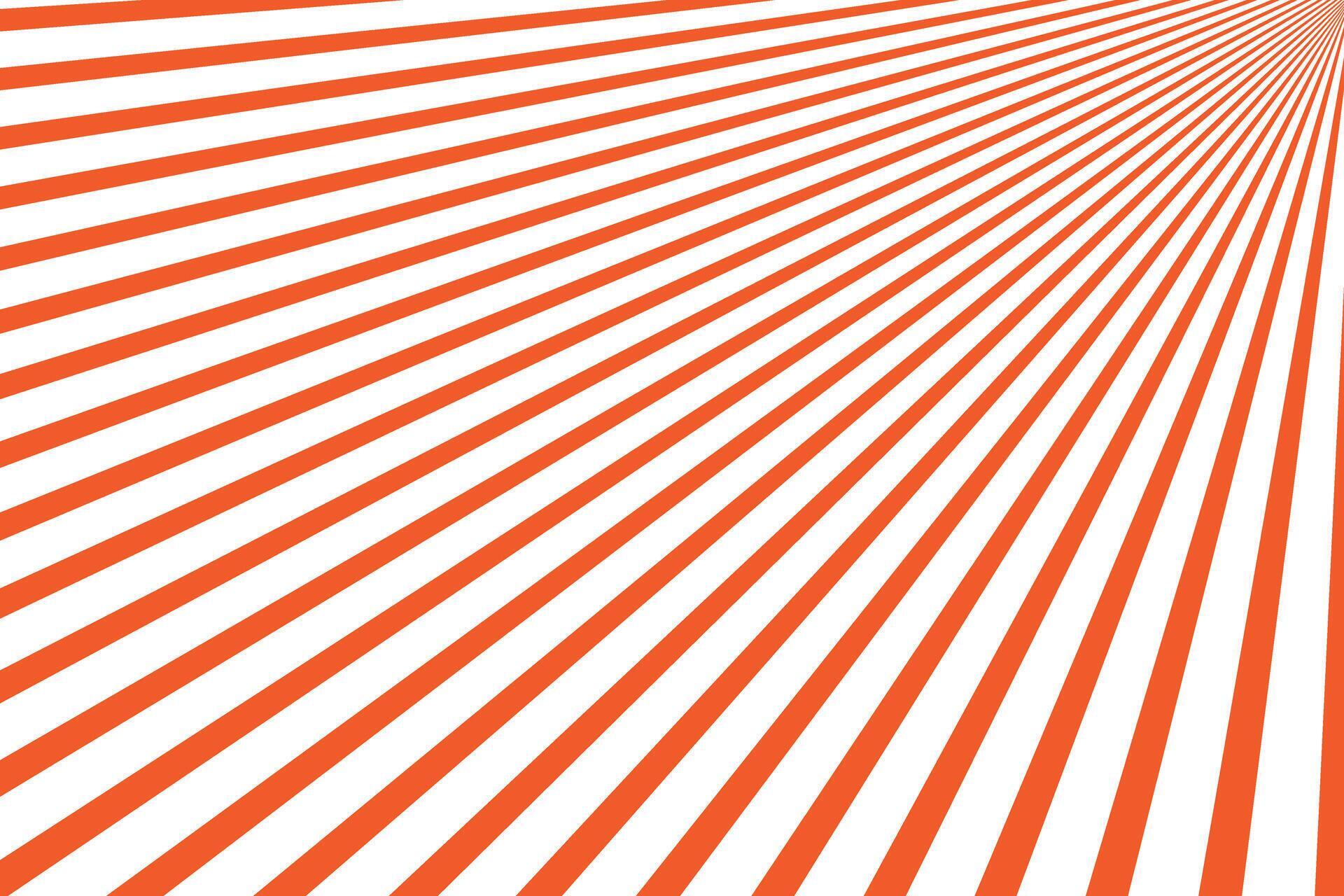 Simple Abstract Orange Color Creative Geometric Line Pattern A Red And