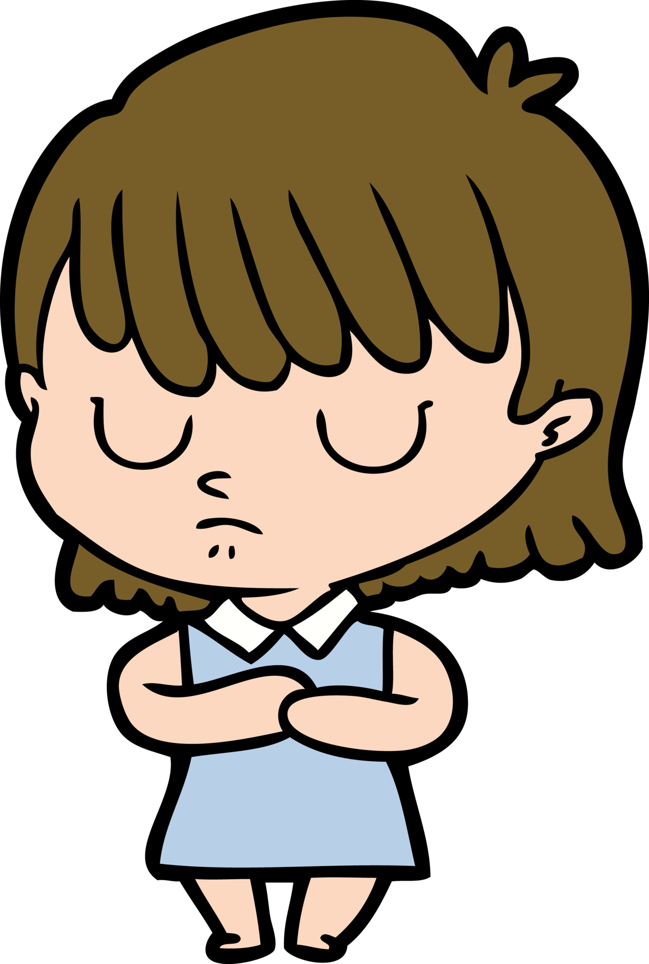 cartoon woman drawing 47181304 PNG