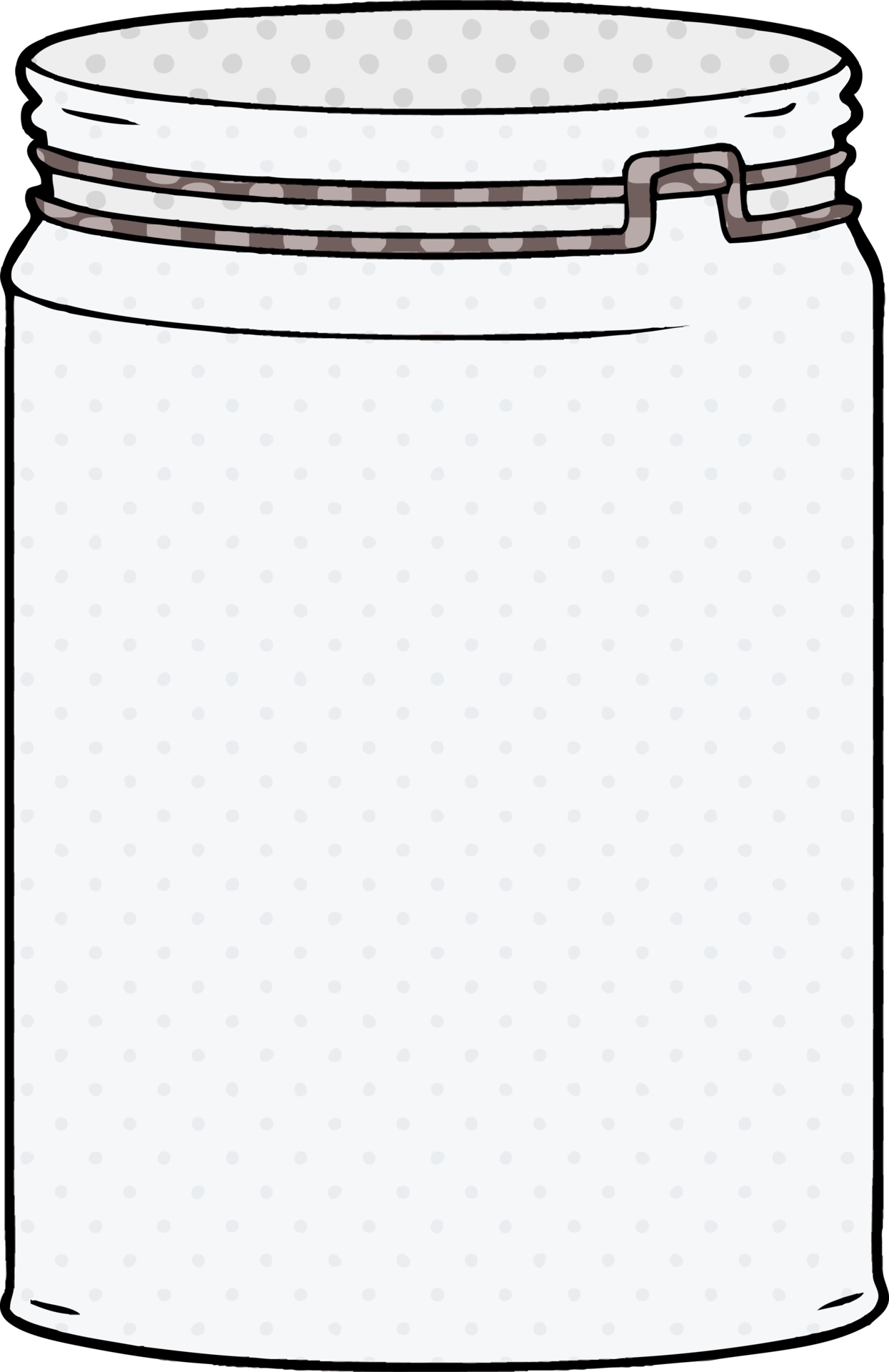 Cartoon Empty Glass Jar Drawing 47181573 Png