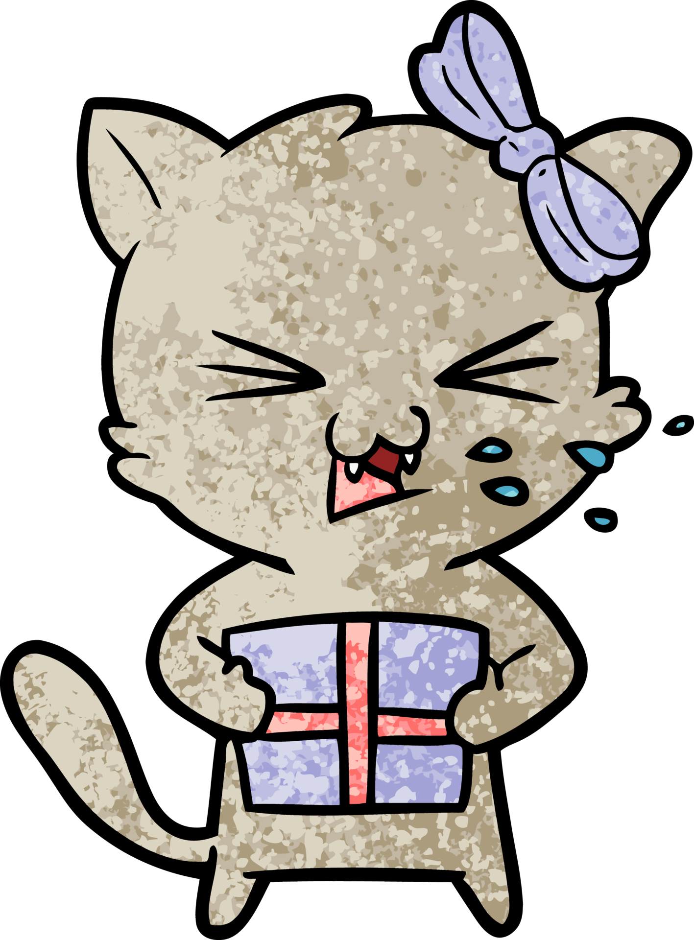 Cartoon Cat Drawing 47185720 Png
