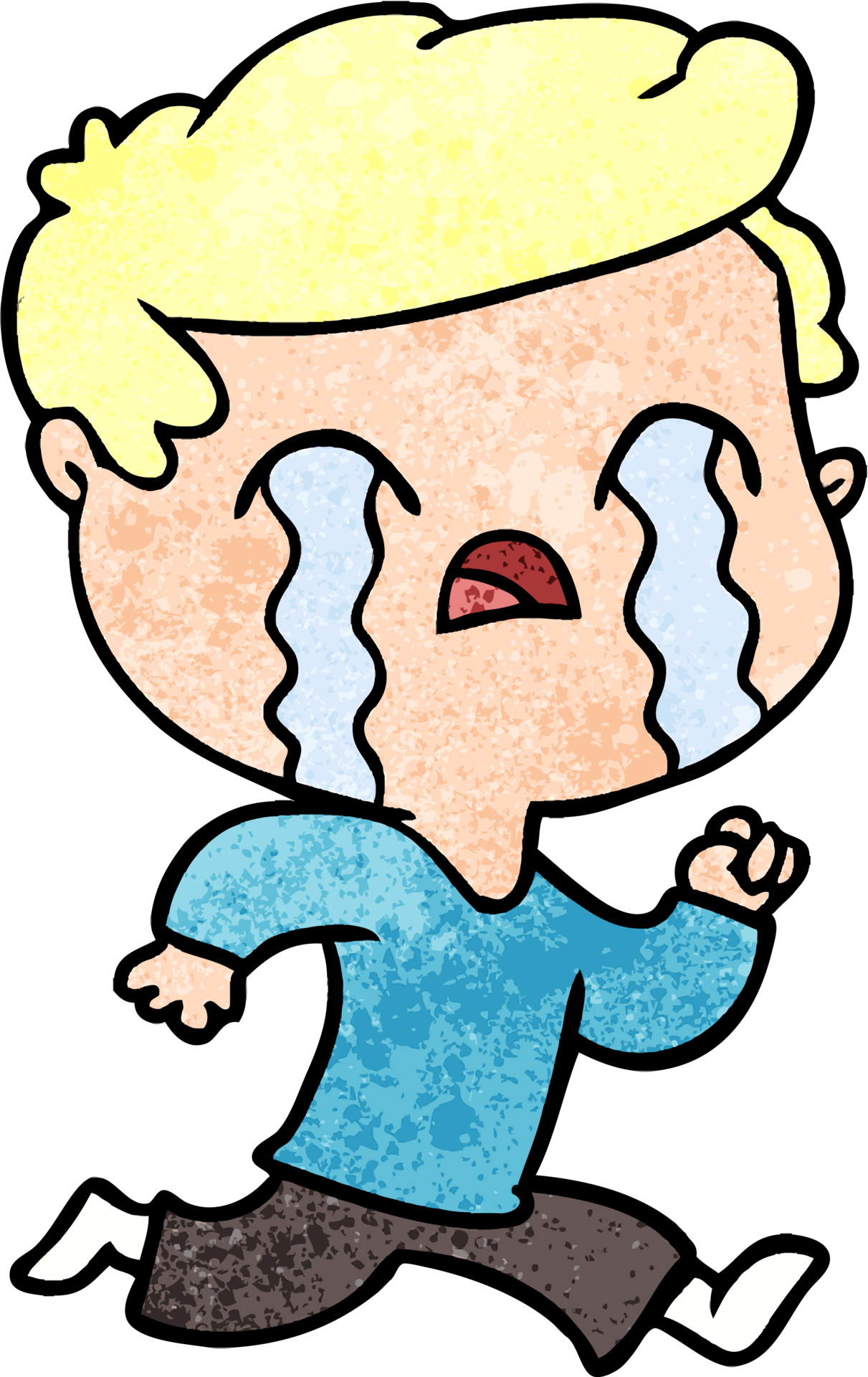 Cartoon Man Crying Drawing 47187022 Png
