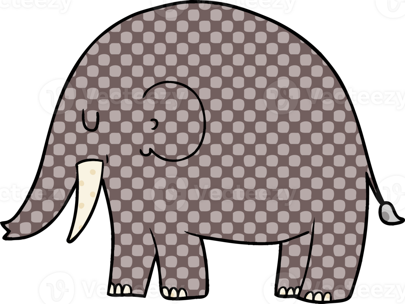 Dibujos Animados Elefante Dibujo 47188225 Png