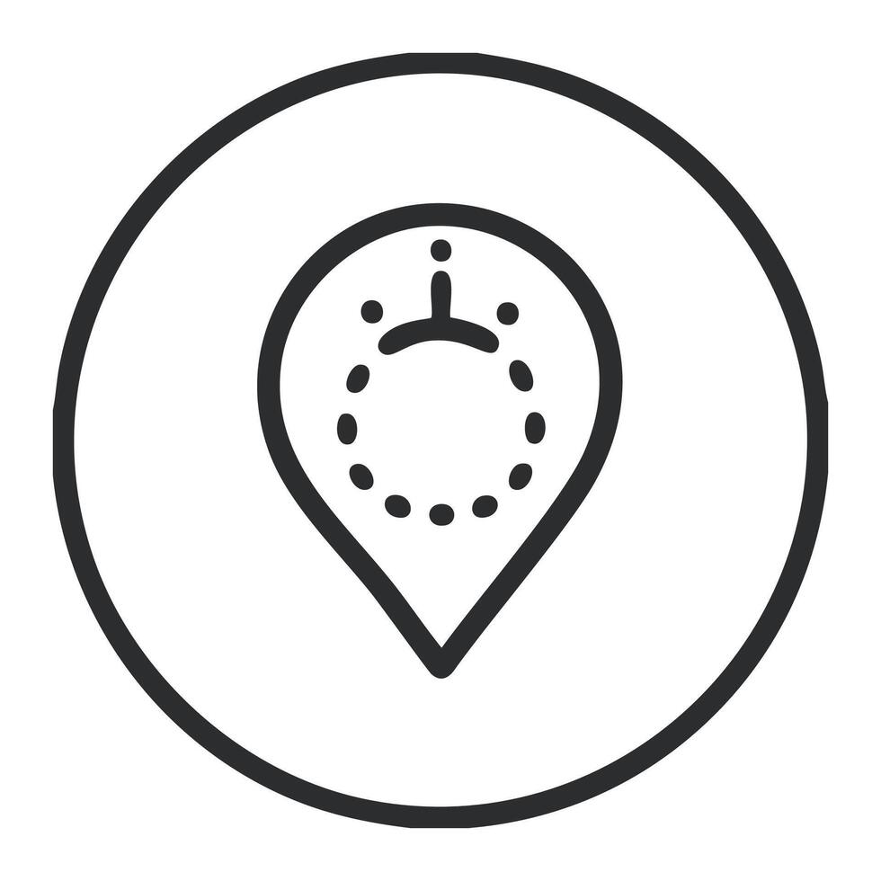 Map pointer location icon in linear style 47193662 Vector Art at Vecteezy