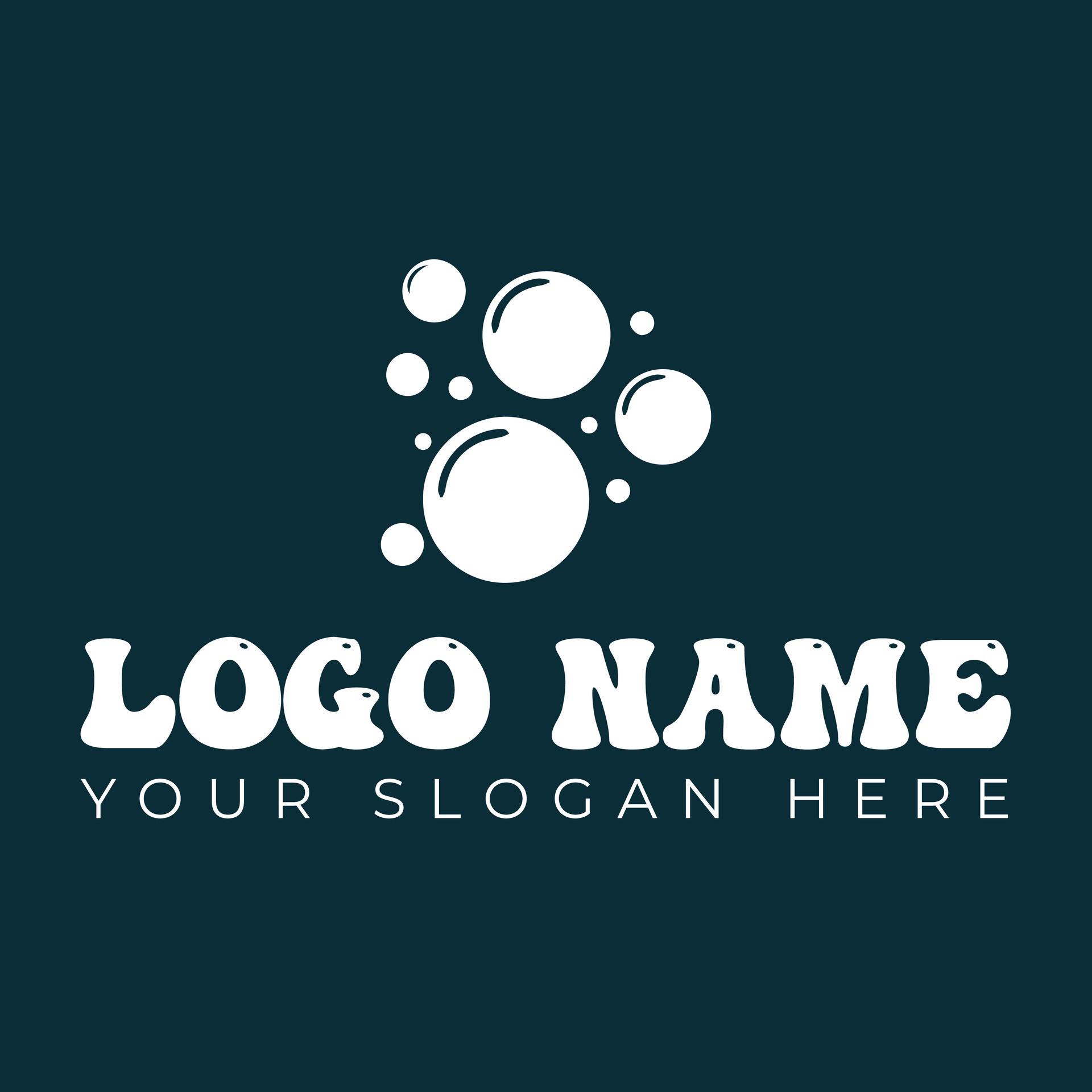 Modern bubble logo design for business and company 47194086 Vector Art at Vecteezy