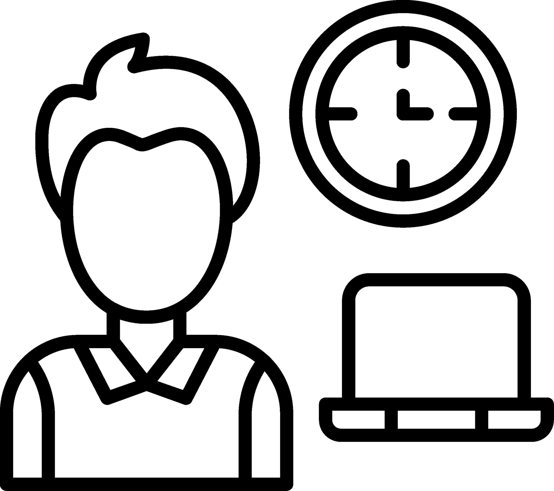 Working Hours Line Icon 47207554 Vector Art at Vecteezy Working Hours Line Icon 47207554 Vector Art at Vecteezy
