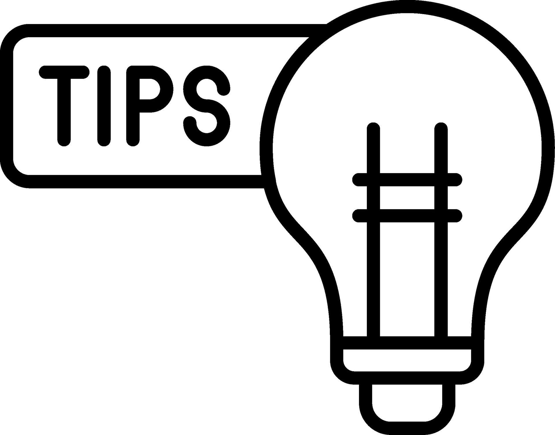 Tips Line Icon 47207867 Vector Art at Vecteezy